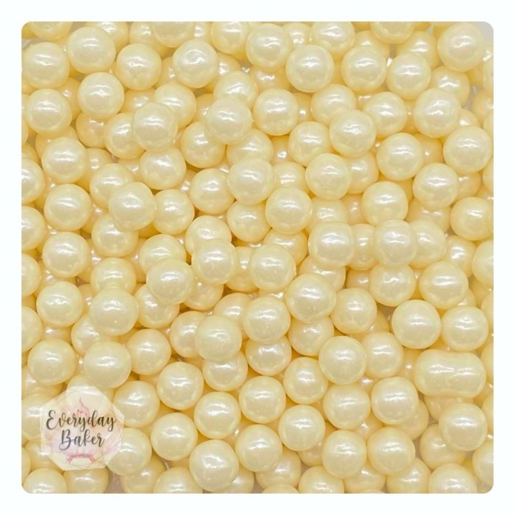 EVERYDAY BAKER - (Pearl White) Confetti Sprinkles 50 grams Edible ...
