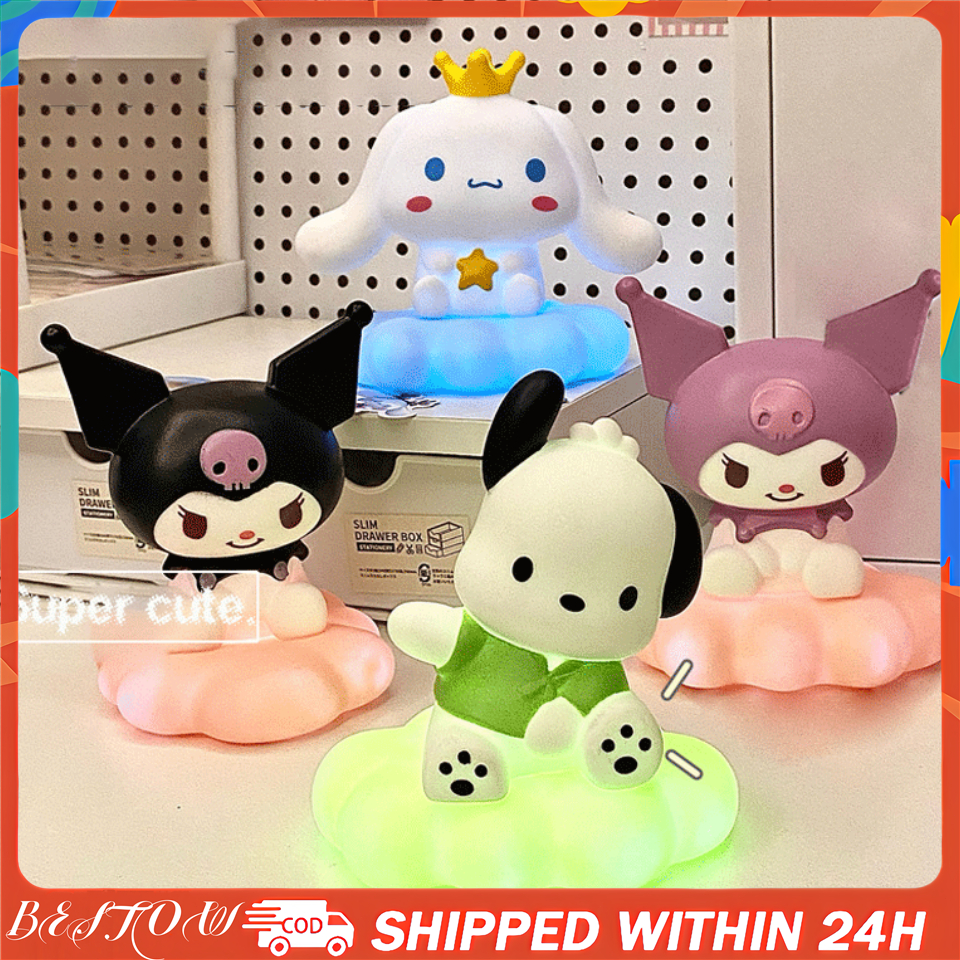 Sanrio 3D Cloud Night Light Cartoon LED Light Toy Anime Bedside Lamp ...