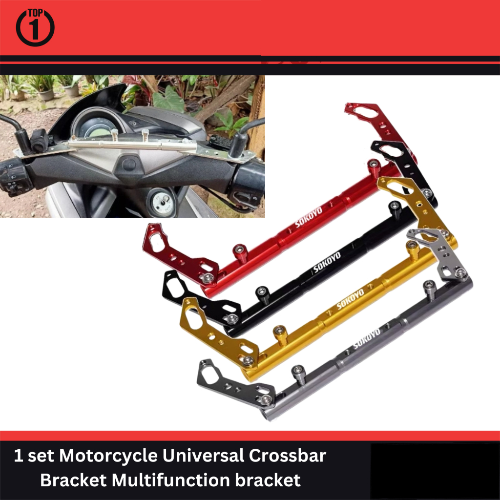 Top1 Racing 1 set Motorcycle Universal Crossbar Bracket Multifunction bracket #5302 | Shopee ...