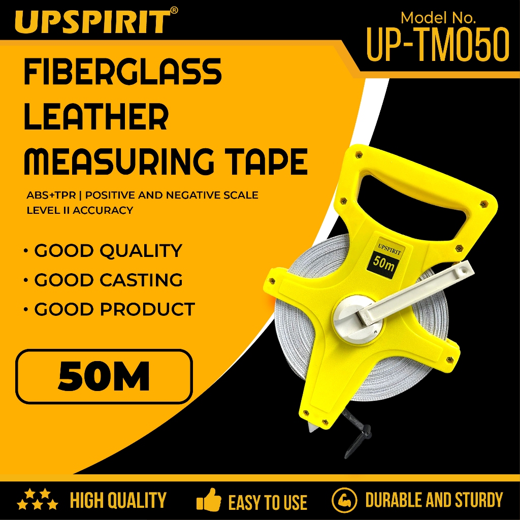 Boston Home 50M | 100M Tape Measure Fiber Glass High Quality Heavy Duty ...
