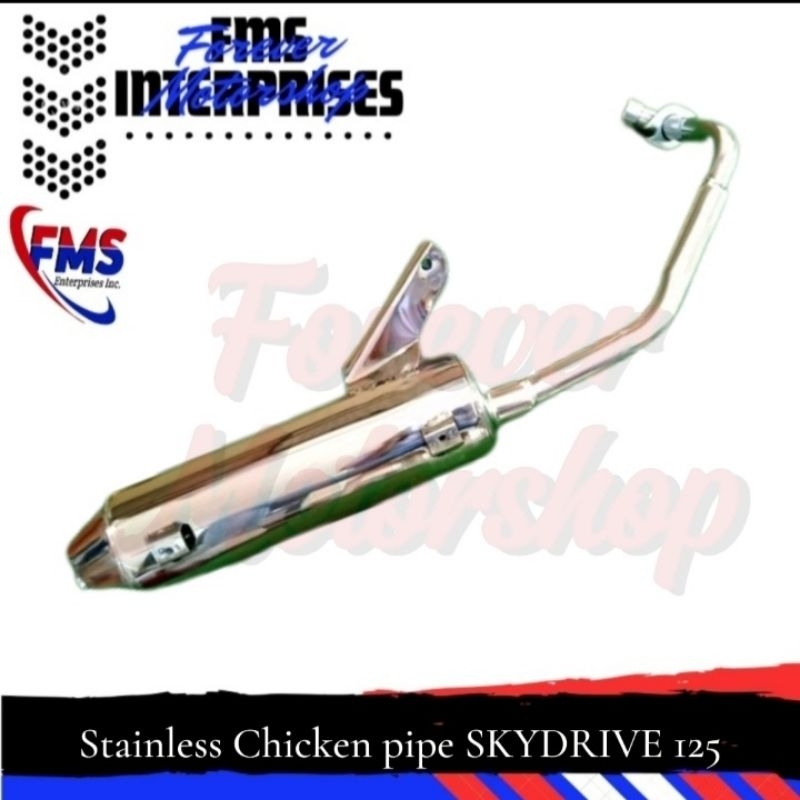 Stainless Chicken pipe SKYDRIVE 125 | Shopee Philippines