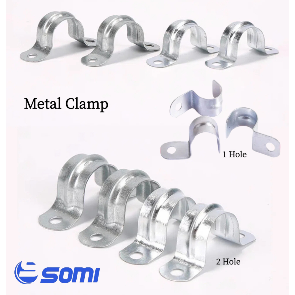 Heavy Duty Metal Clamp GI Clamp Single/Double 1/2'' , 3/4 '' ,1 ...