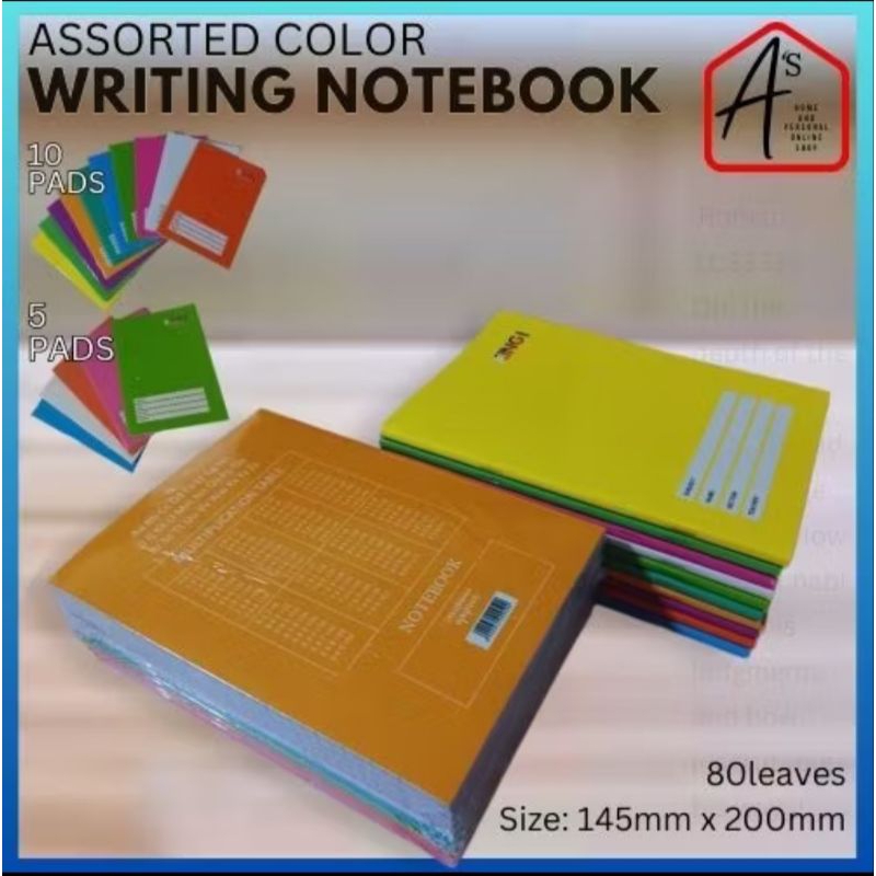 A's WRITING NOTEBOOK ( 5/10 BUNDLE ) - Premium-Quality Paper Writing ...