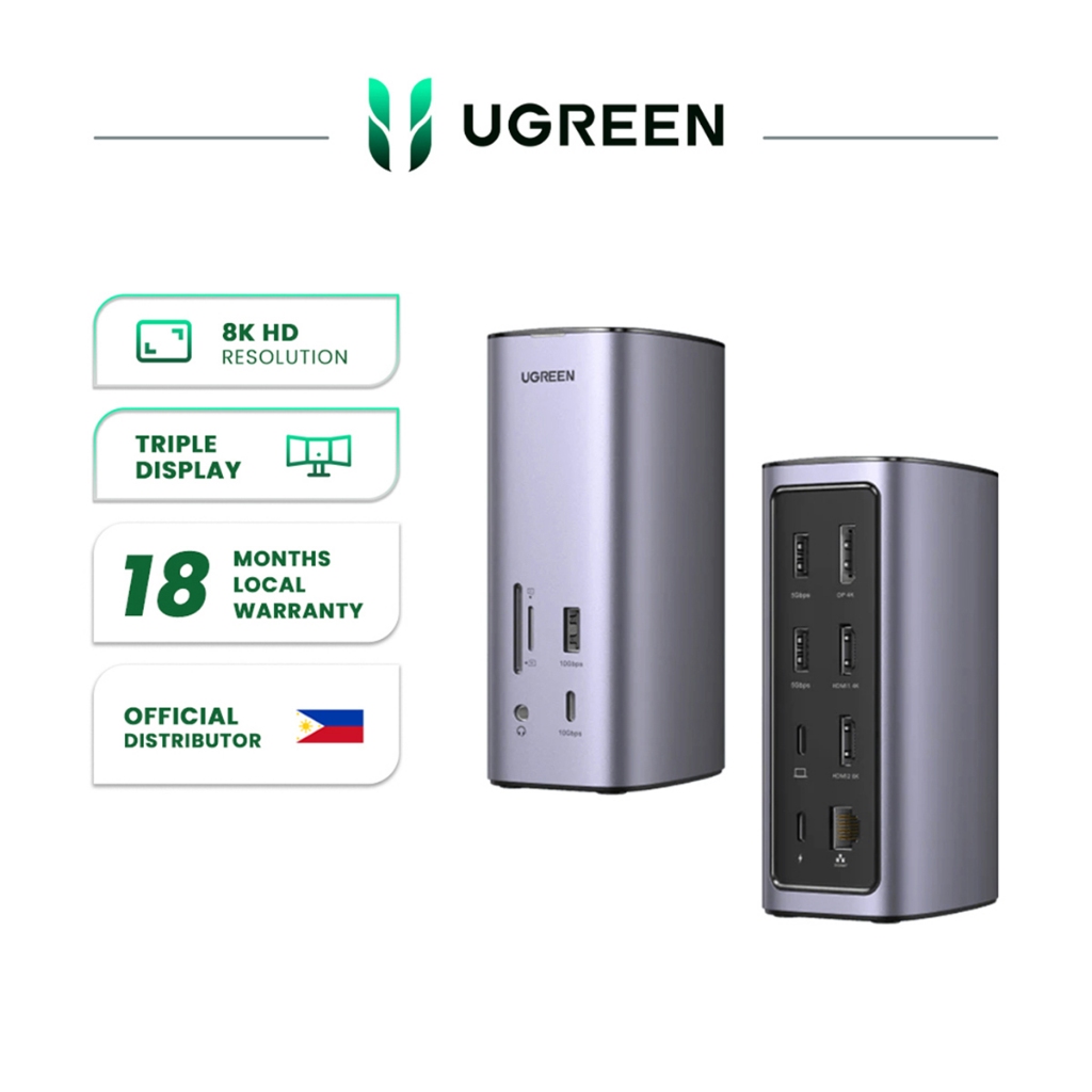 Ugreen Revodok Pro 312 12-in-1 4k HDMI Universal Docking Station - PH | Shopee Philippines