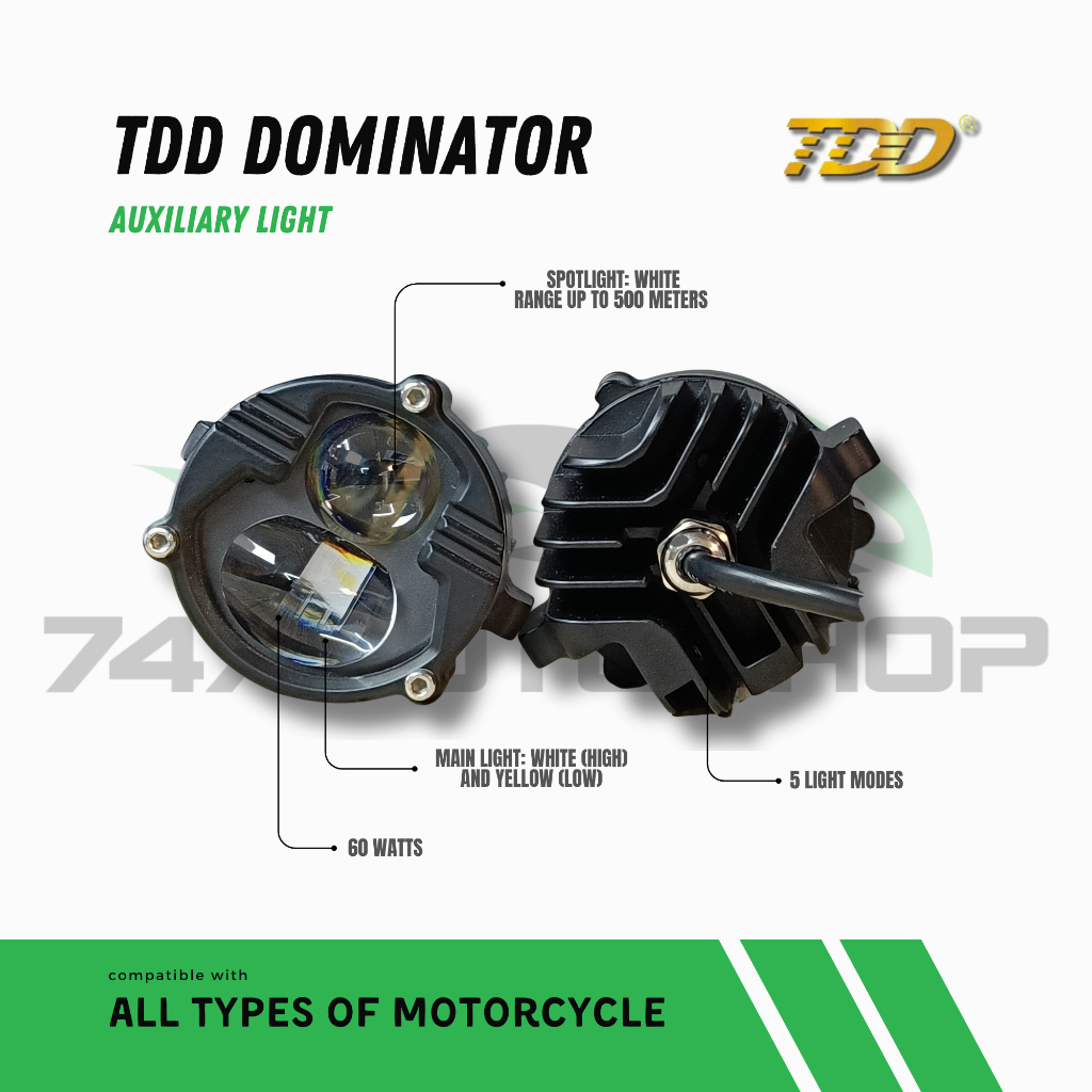TDD AUXILIARY LIGHT DOMINATOR | Shopee Philippines