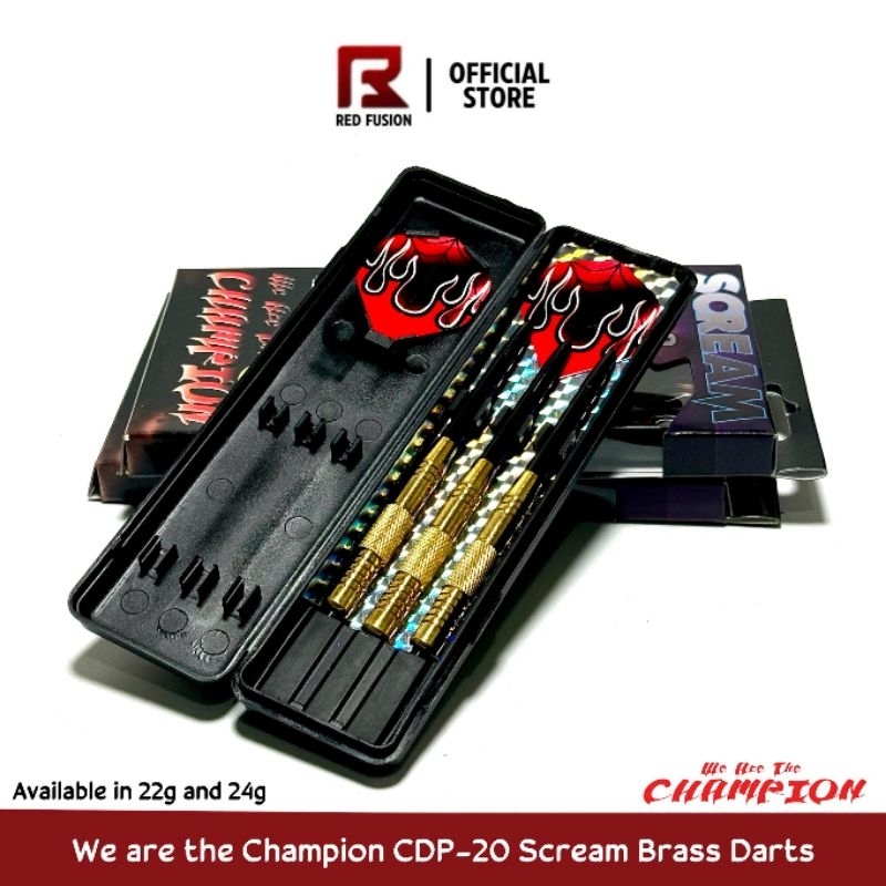 We are the Champion CDP-20 Scream Brass dartpin | Shopee Philippines