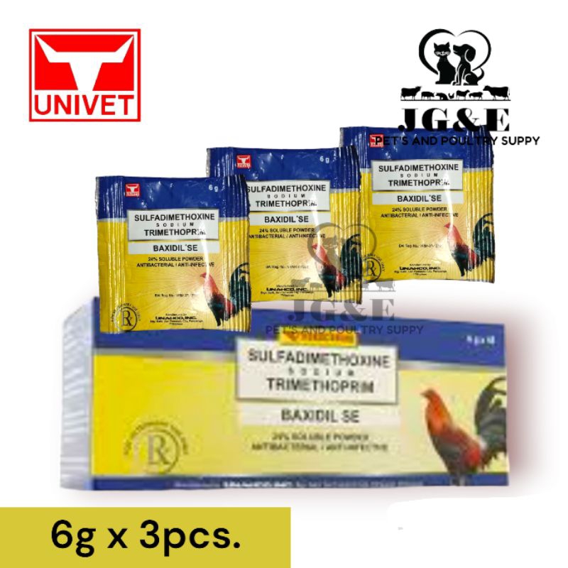 BAXIDIL SE POWDER ( 3 Sachet's x 6g ) | Shopee Philippines