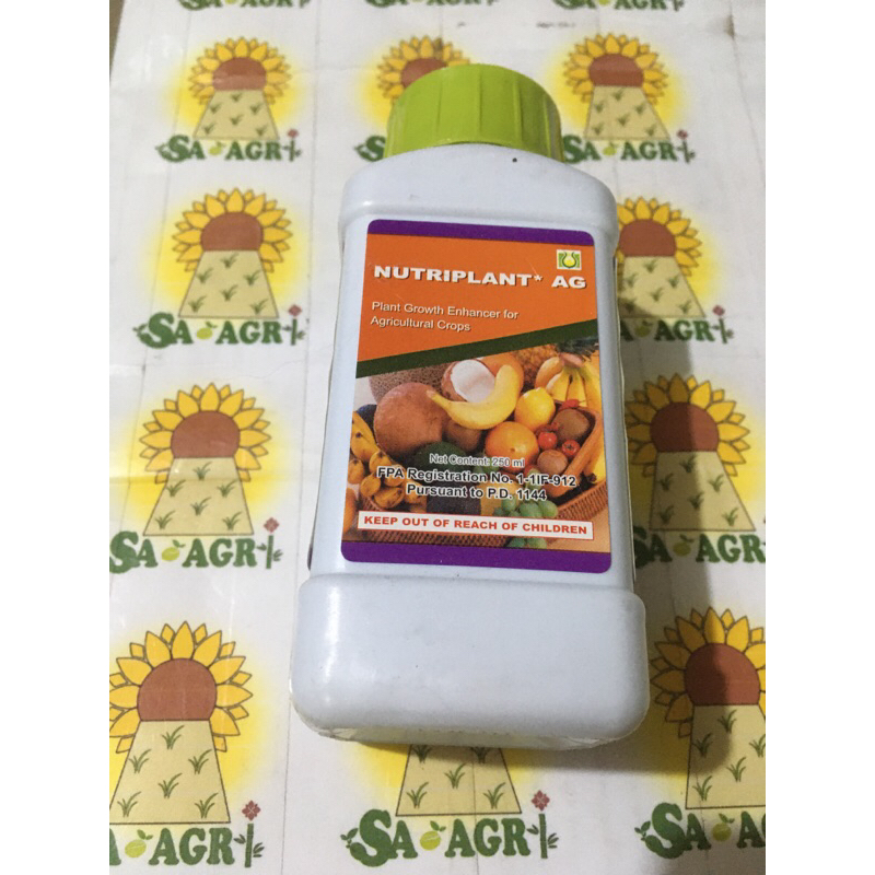 NUTRIPLANT AG PLANT GROWTH/FOLIAR ENHANCER (250mL) | Shopee Philippines