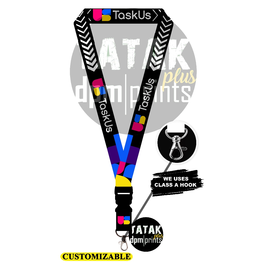TaskUs Lanyard ID lace ID cord Sling | Shopee Philippines