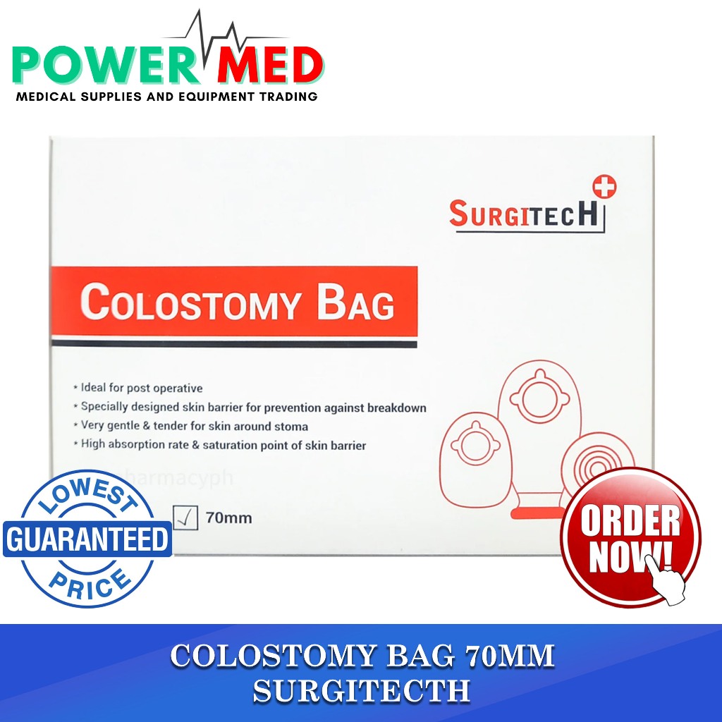 COLOSTOMY BAG 70MM SURGITECTH | Shopee Philippines