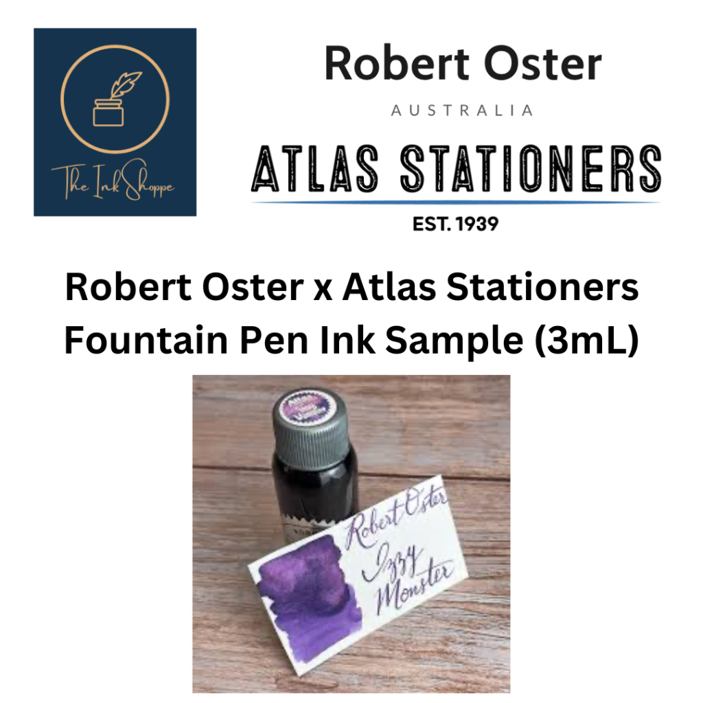 Robert Oster x Atlas Stationers Exclusive Fountain Pen Ink Sample (3mL ...