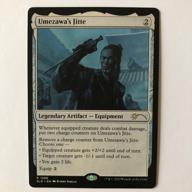 MTG Proxy Playtest Card - Umezawa's Jitte (SLD) | Shopee Philippines