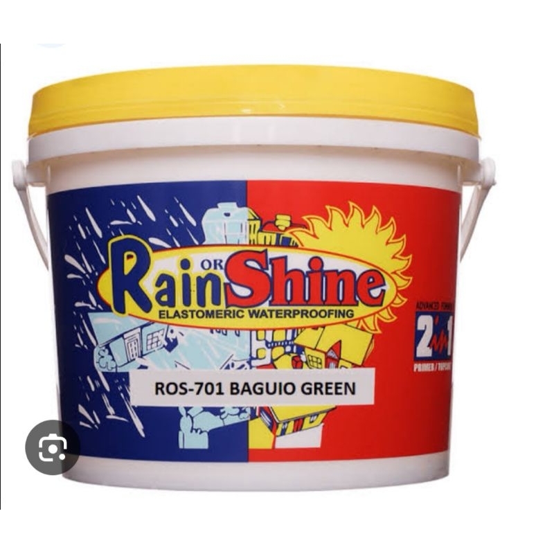 Rain or Shine Elastomeric Waterproofing Paint 4Liters (ROS-701) Baguio ...
