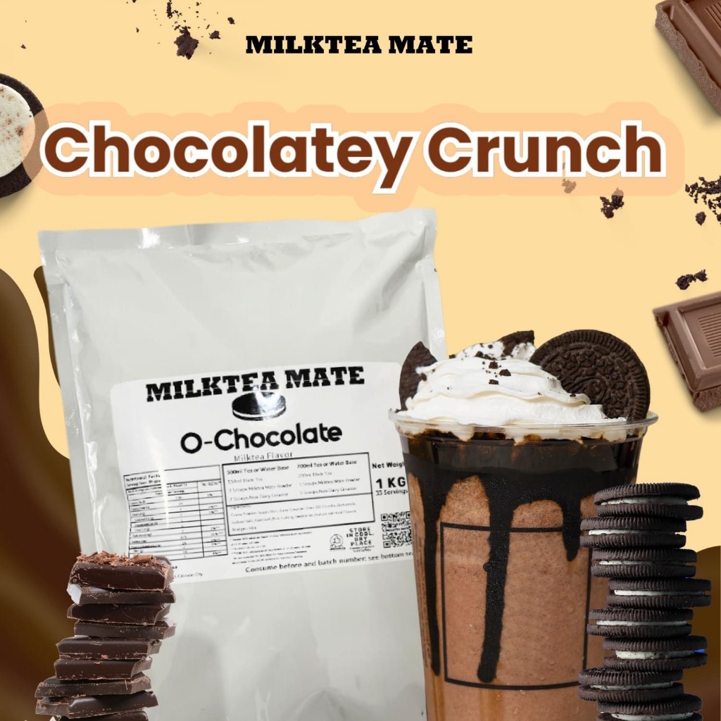 MLKT O-CHOCO MILKTEA FLAVORED POWDER (OREO CHOCO) | Shopee Philippines