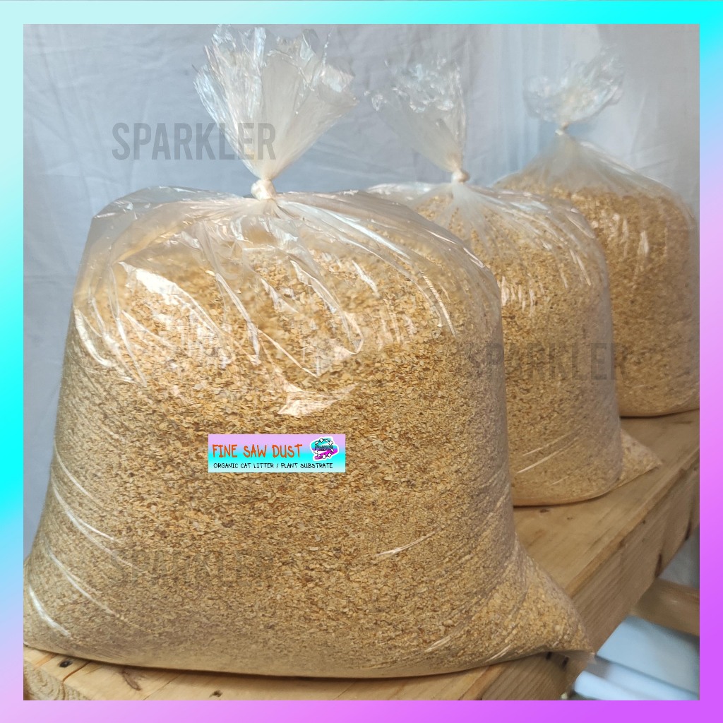 4 Kilos Fine Saw Dust Kusot for Plant Substrate / Alternative for Cat ...