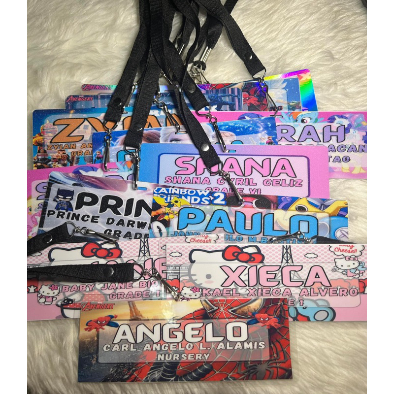 BACK TO SCHOOL LAMINATED PERSONALIZED NAME TAG | Shopee Philippines