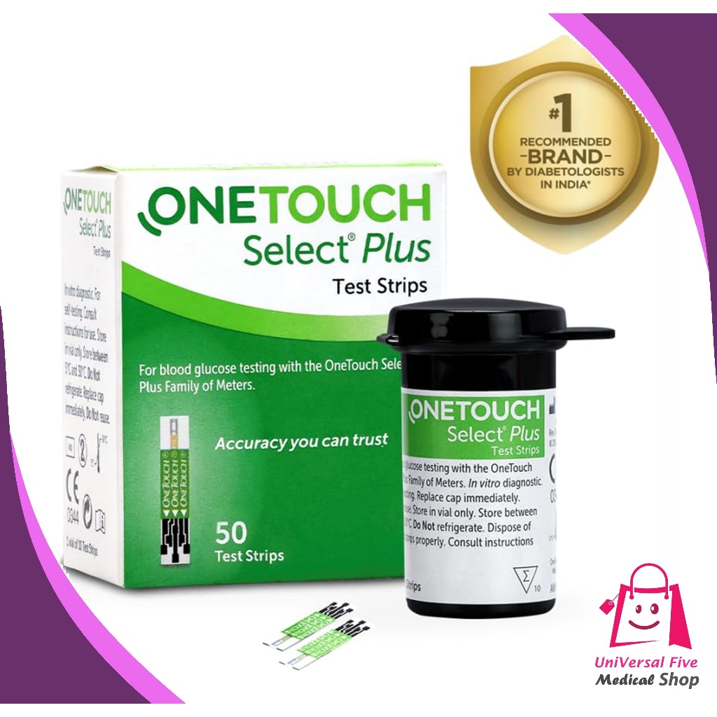 One Touch Select Plus Test Strips 25s or 50s or One Touch Select Plus ...