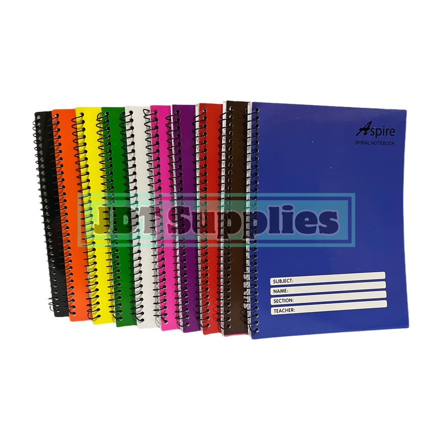 Spiral Notebook [80 Leaves] [10 pcs] | Shopee Philippines