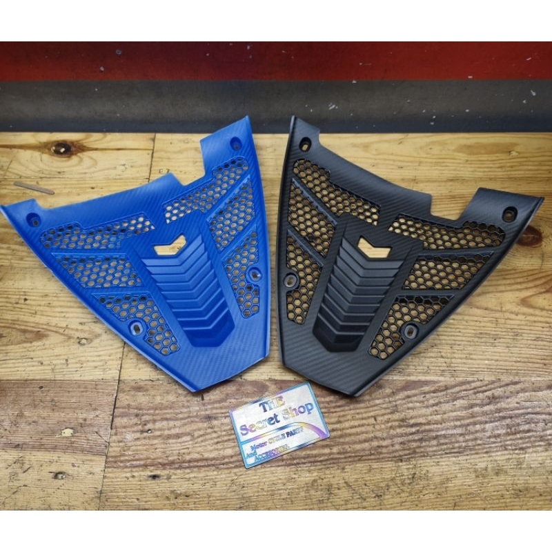 FRONT ENGINE COVER for SNIPER 155 MATTE CARBON BLACK | Shopee Philippines
