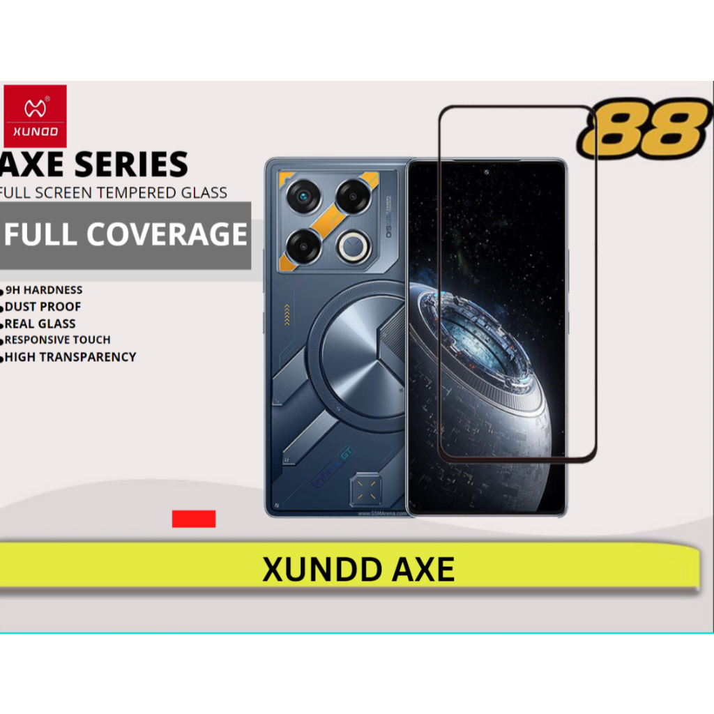 INFINIX GT 30 PRO / 20 PRO 5G XUNDD Axe Series Full Tempered Glass ...