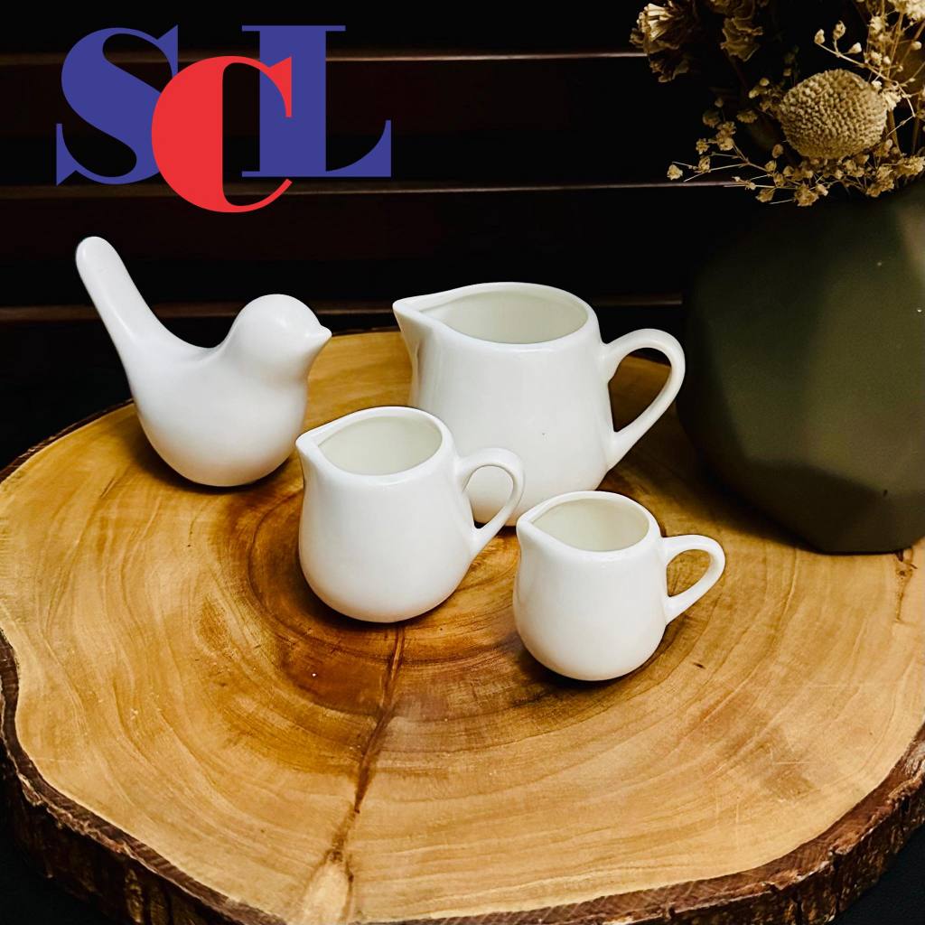 LE BELLE CERAMIQUE WHITE SERIES CERAMIC SYRUP/MILK DISPENSER | Shopee ...