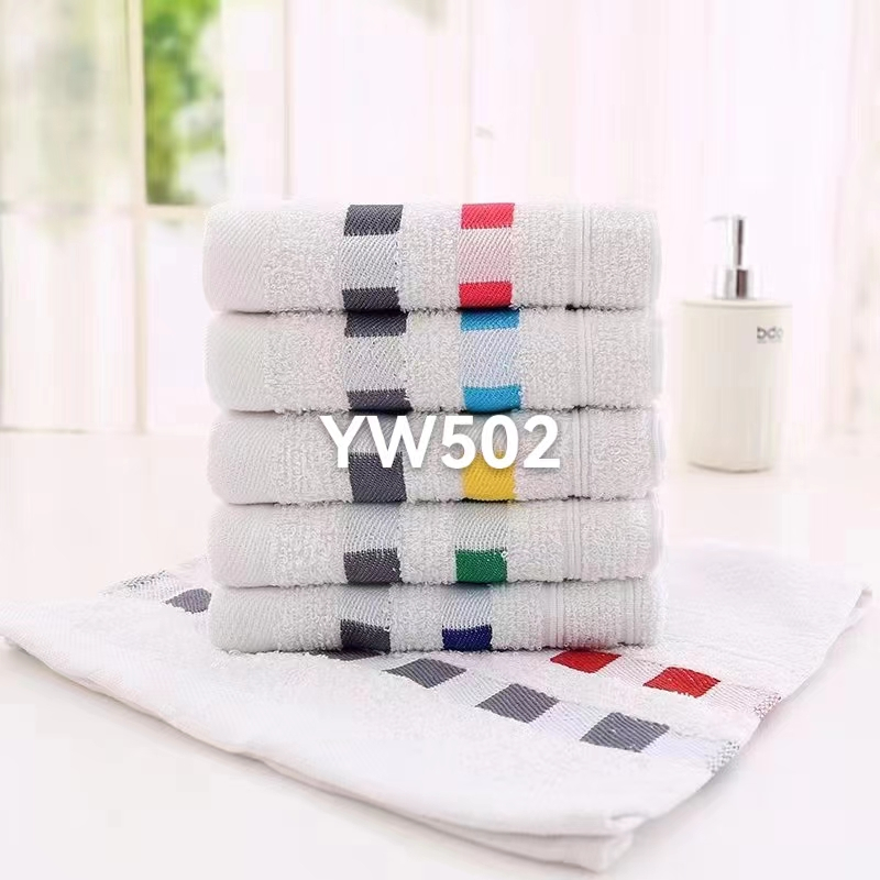 CHINEE White Absorbent Cotton Towel 12 in 1 Set Towel (27x47) White Box ...