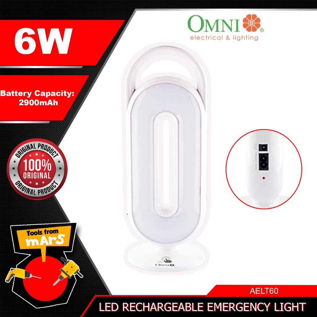 Omni Led Automatic Rechargeable Lamp AELT60 -TFM | Shopee Philippines