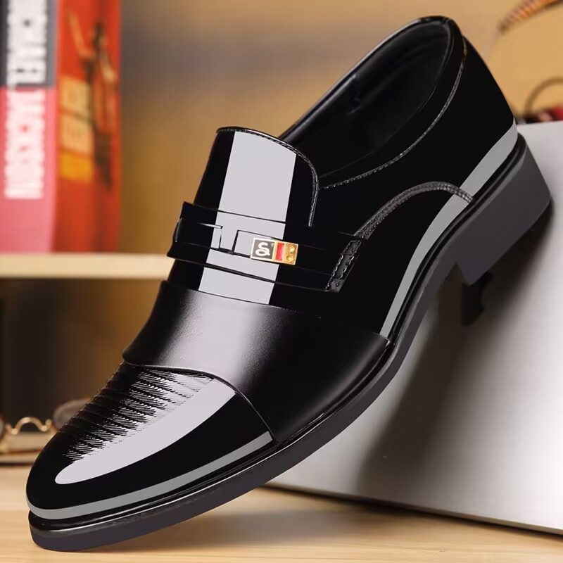 （3 Days Delivery）Dress Shoes Offer Korean Version The Trend of Men PU ...