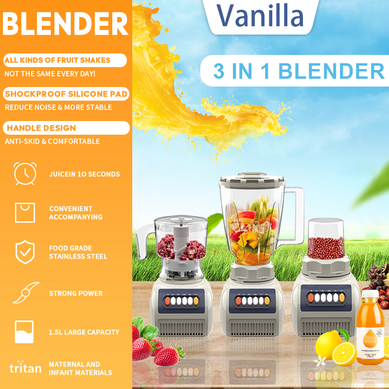 Blender juicer 3 in 1 food processor Multifunctional Blender For Shake ...