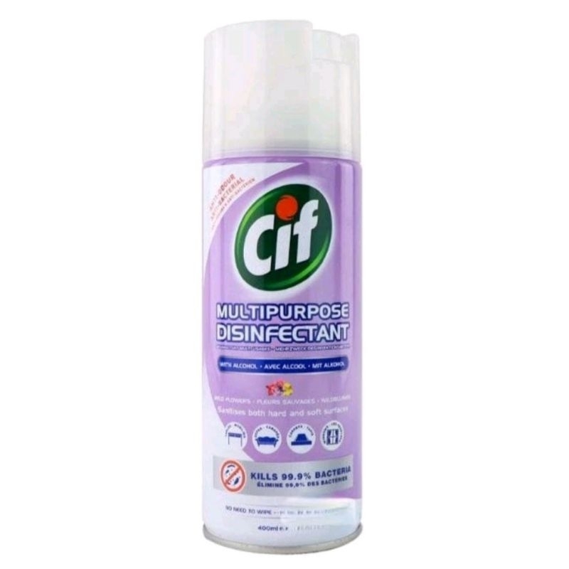 400ml CIF MultipurposeDisinfectant Anti-odour antibacterial spray ...