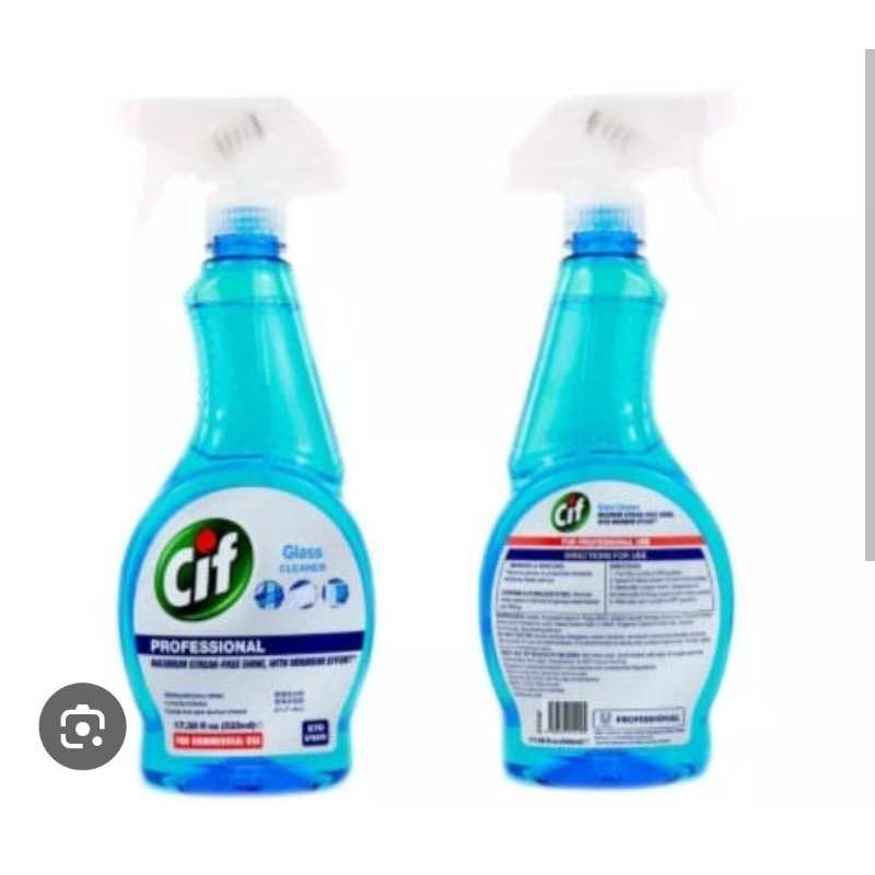 520ml Cif Professional Glass & Stainless Cleaner | Shopee Philippines