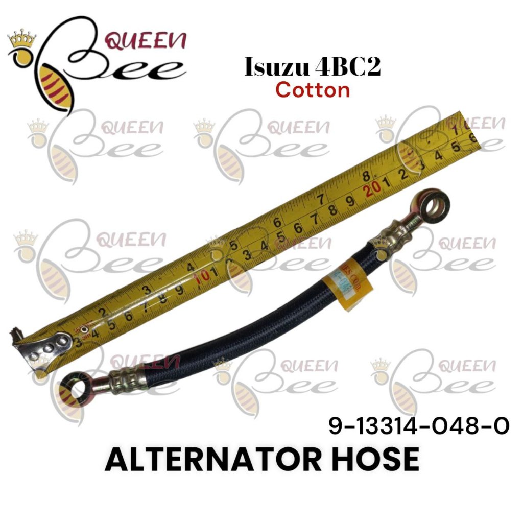 QUEENBEE Isuzu 4BC2 Alternator Hose 9-13314-048-0 9INCHES | Shopee ...