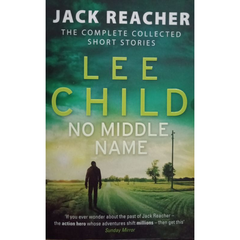 Lee Child No Middle Name By Jack Reacher 59S J | Shopee Philippines