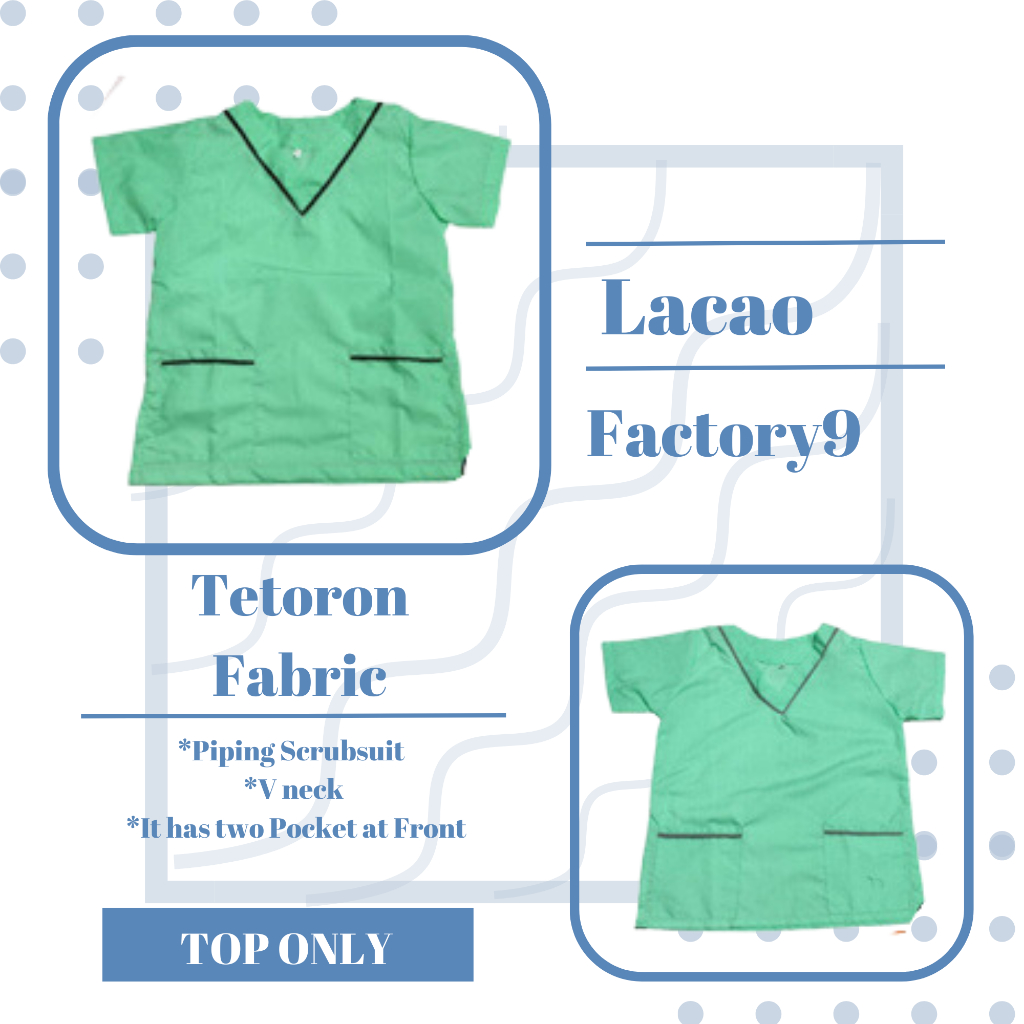 Lfnine Cotton Upper Only Tetoron Unisex Medical Uniform, Nurses ...