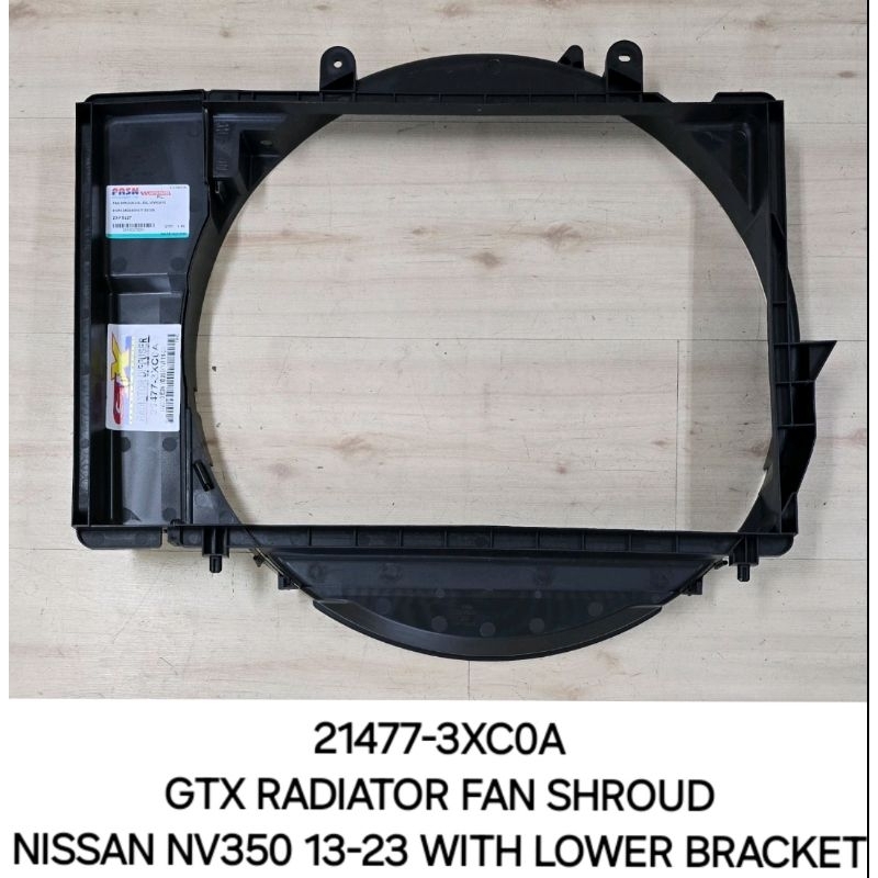 RADIATOR FAN SHROUD NISSAN NV350 (2013-2023) WITH LOWER BRACKET ...