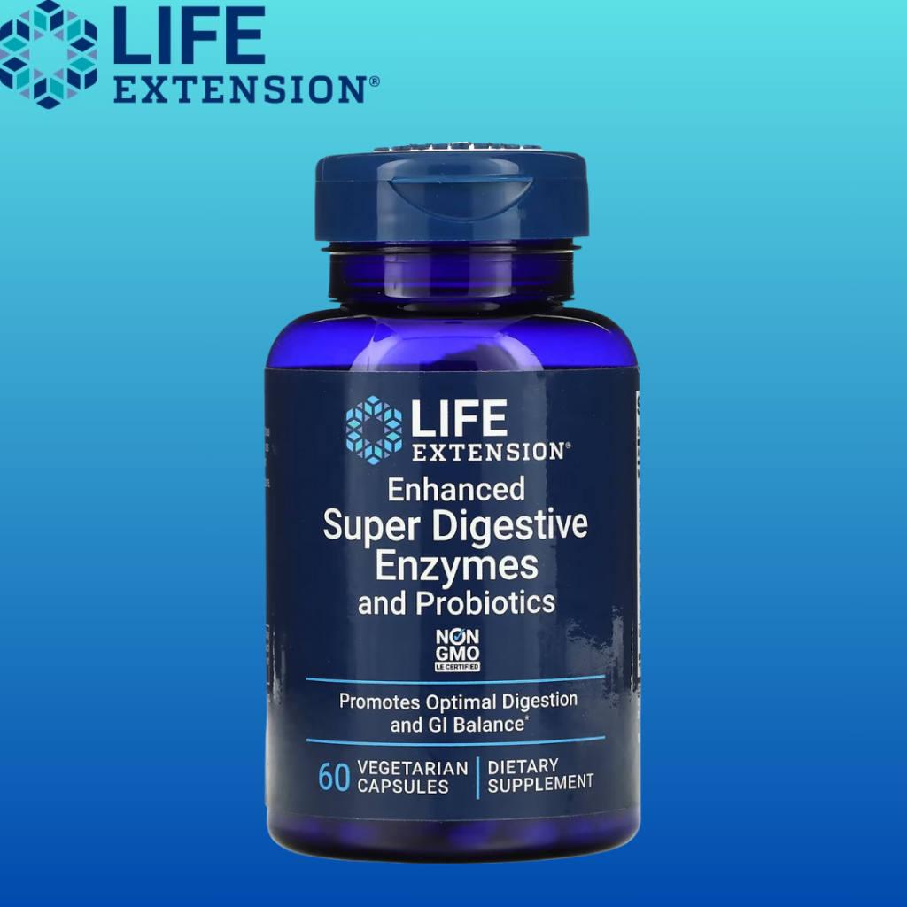 Life Extension | Life Extension, Enhanced Super Digestive Enzymes and Probiotics, 60 Vegetarian ...