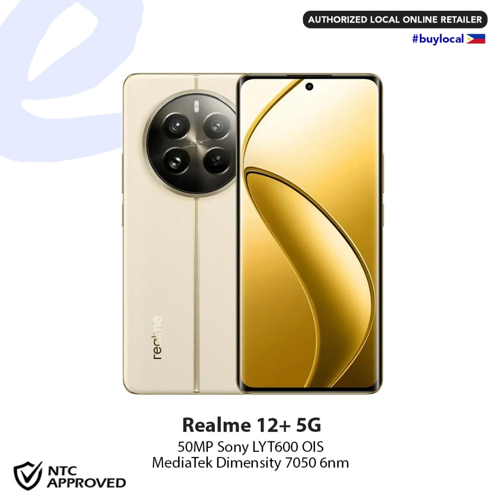 Realme 12+ 5G | MediaTek Dimensity 7050 6nm | 6.67" 120Hz Super AMOLED ...