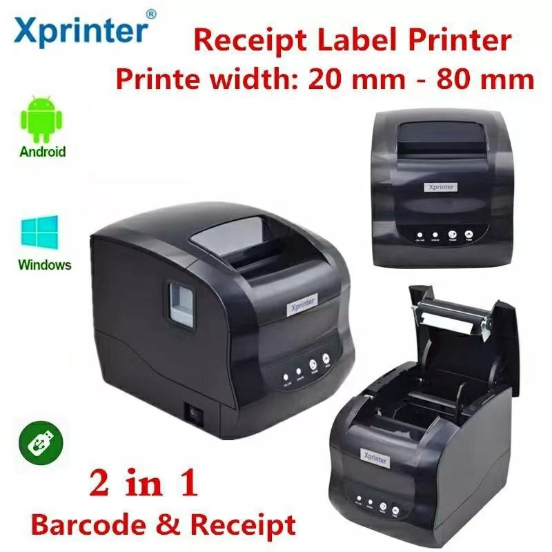 Xprinter XP-365B 80mm Thermal Receipt POS Printer with USB and Ethernet ...