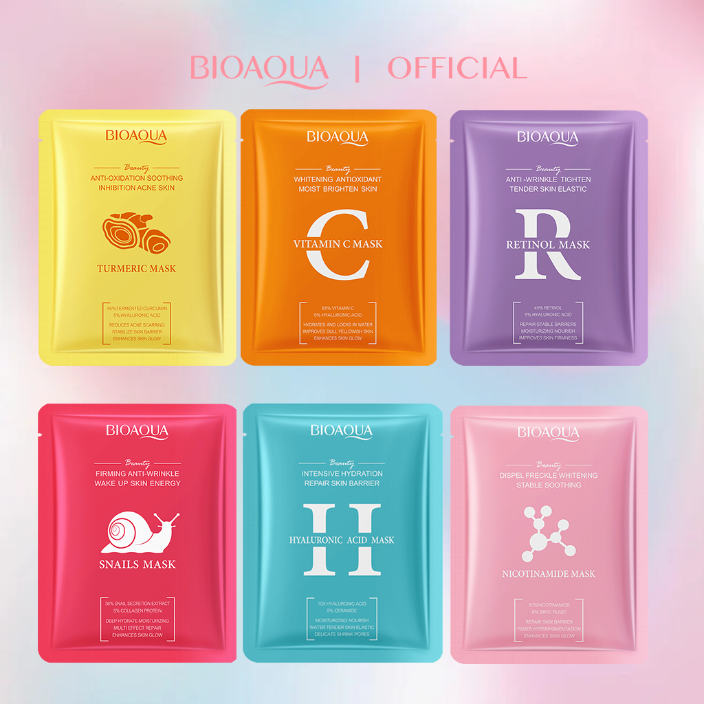 BIOAOUA Authentic Moisturizing Mask Whitening Brighten Anti Aging ...
