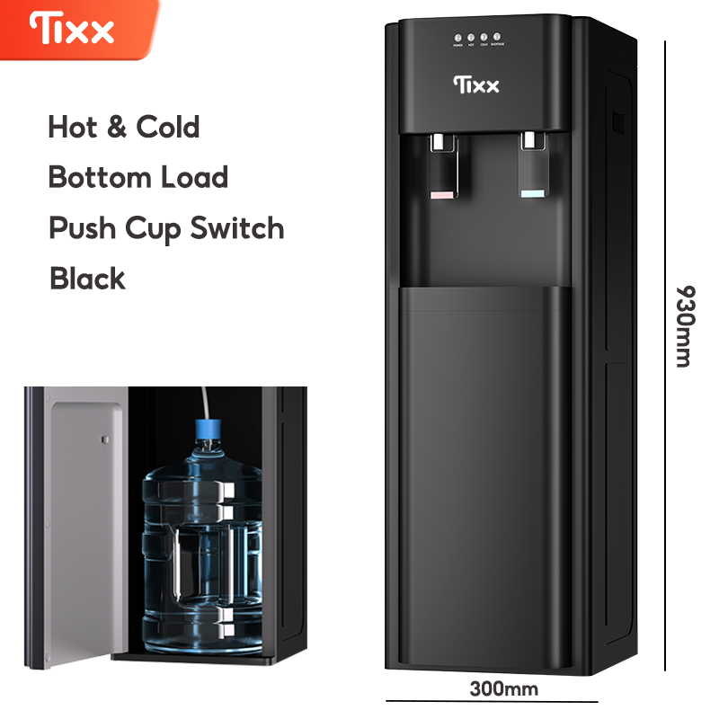 Tixx Water Dispenser Hot and Cold Bottom Load Freestanding Automatic ...