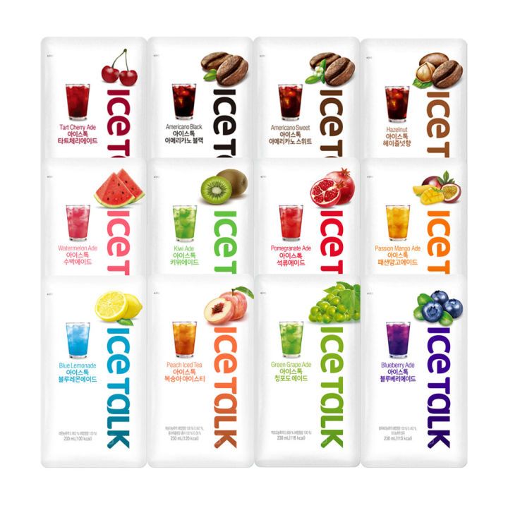 Ice Talk Flavored Juice Pouch Drink 230ml | Shopee Philippines