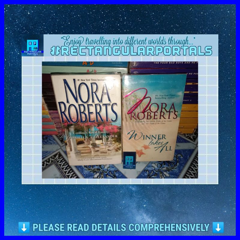 WINNER TAKES ALL AND GABRIELLA & ALEXANDER BY NORA ROBERTS | Shopee ...