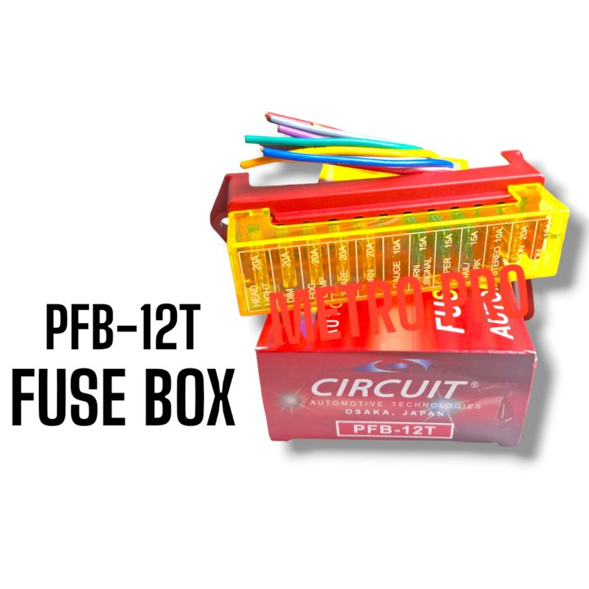CIRCUIT FUSE BOX PFB-12T MADE IN JAPAN | Shopee Philippines