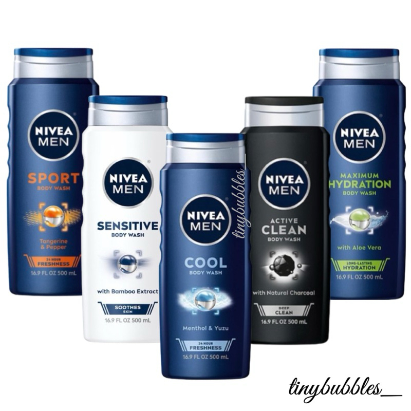 Nivea Men Body Wash 16.9 FL OZ (500 ml) | Shopee Philippines