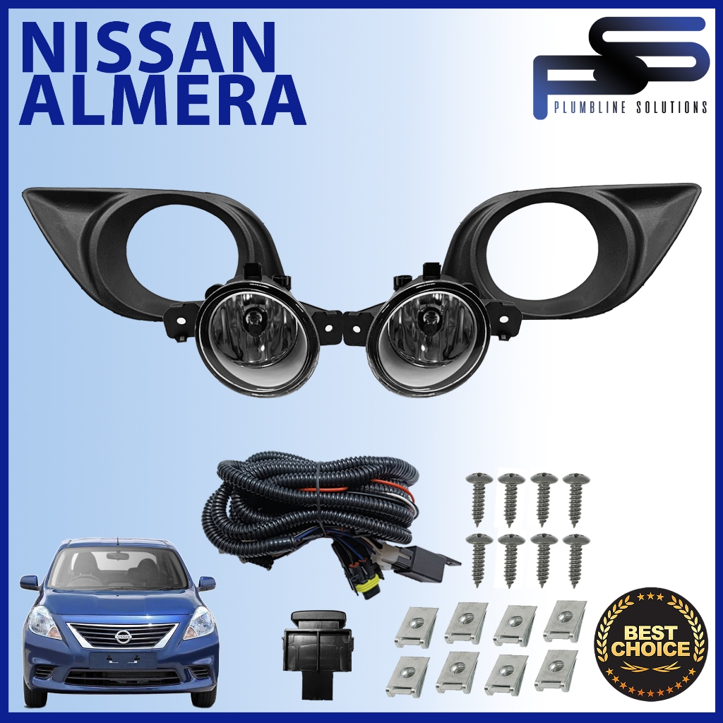 LightBox Fog Lamp / Fog Light Nissan Almera 2012 2013 Year model ...