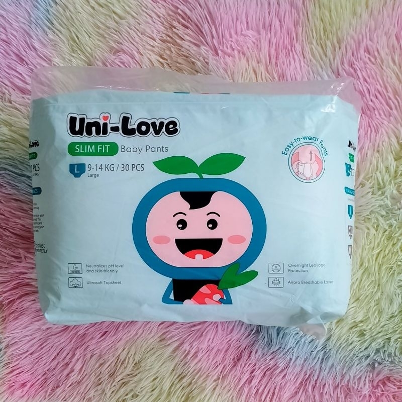 Unilove Slimfit Baby Pants Diaper Large(30pcs) | Shopee Philippines