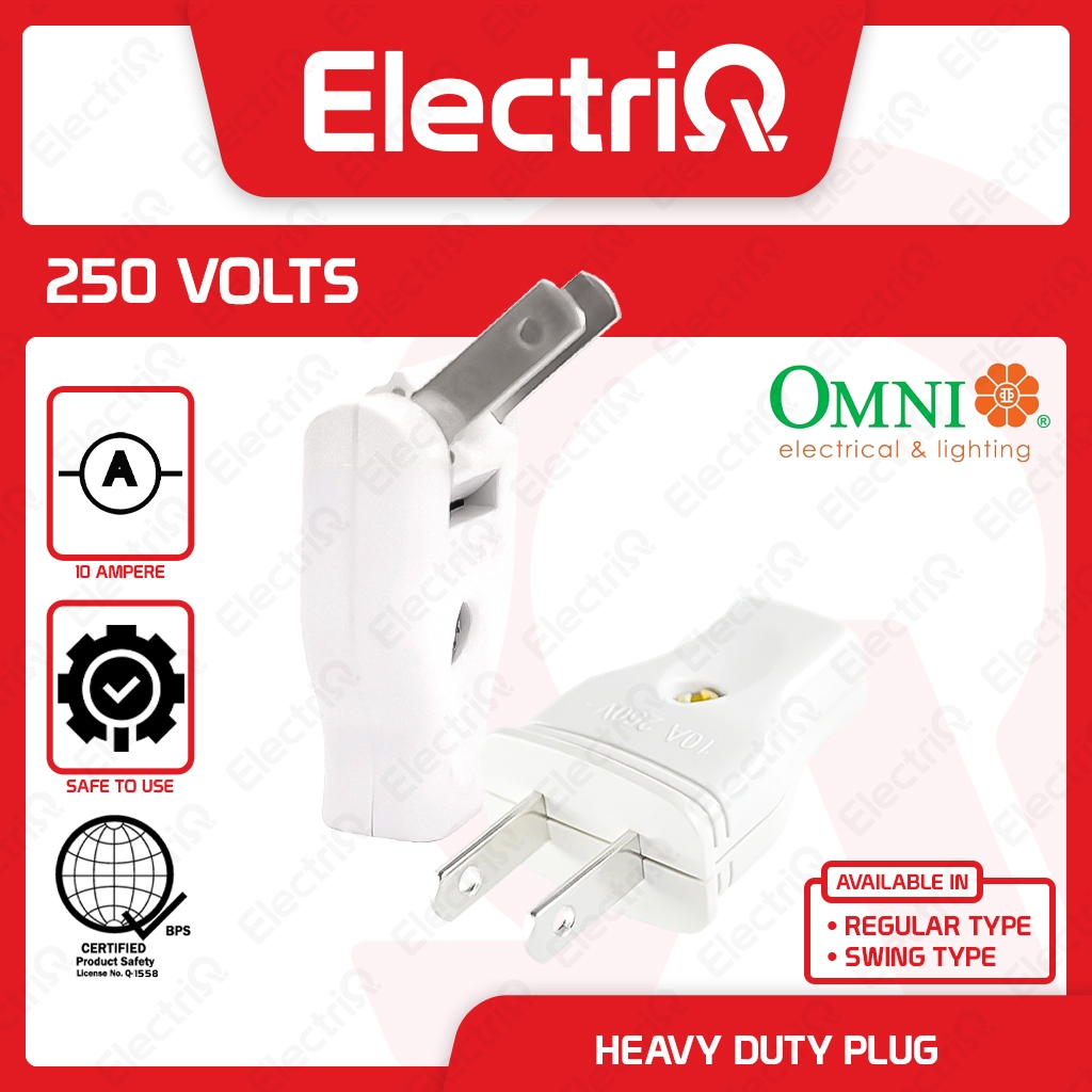 Electriq l Omni Heavy Duty Swing type Plug & Regular type Plug WSP-003 ...