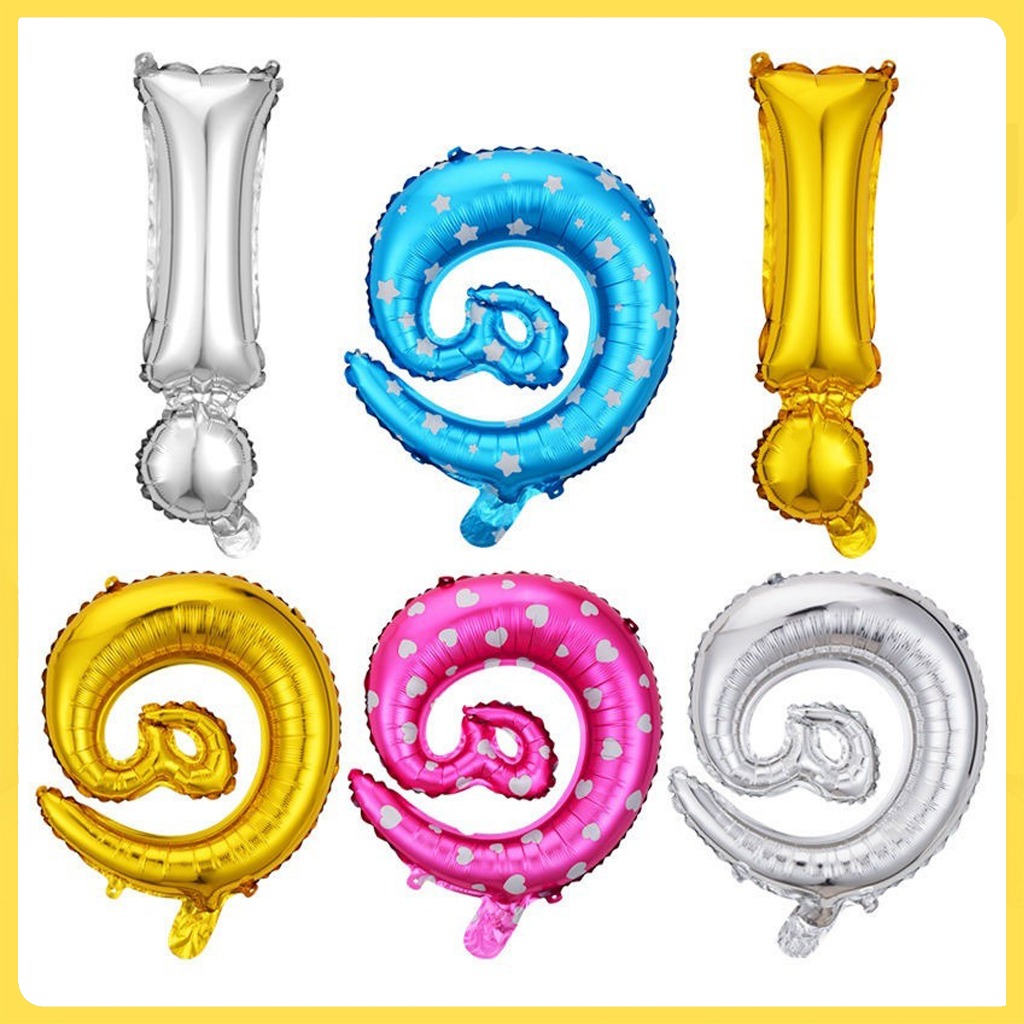 16 Inch At/And/Question Mark Symbol Foil Balloon Foil Party Decoration ...