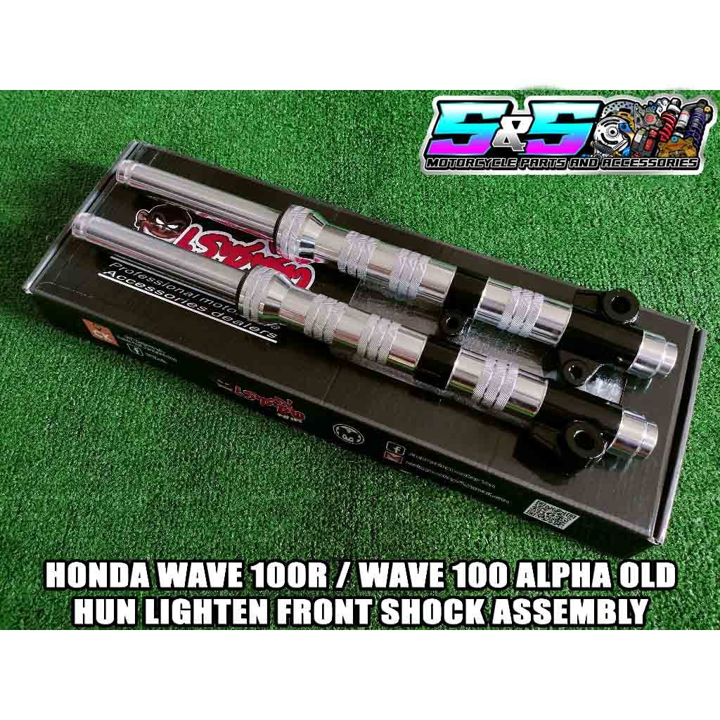 HONDA WAVE 100R/WAVE 100 ALPHA OLD/WAVE 100S LIGHTEN FRONT SHOCK ASSY ...