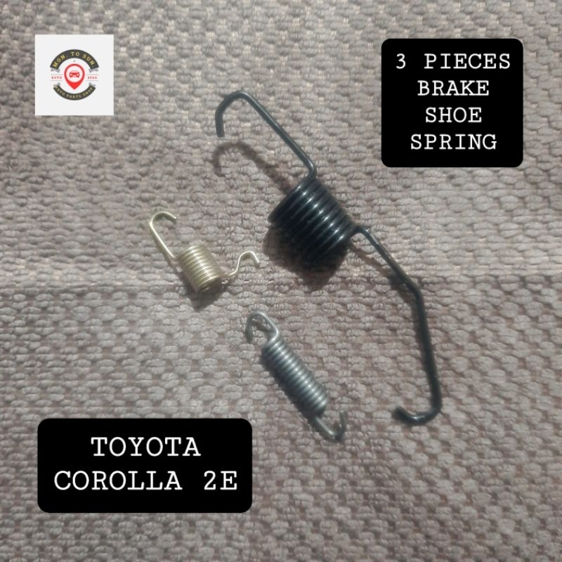 3 Pieces Brake Shoe Spring for Toyota Corolla 2E | Shopee Philippines